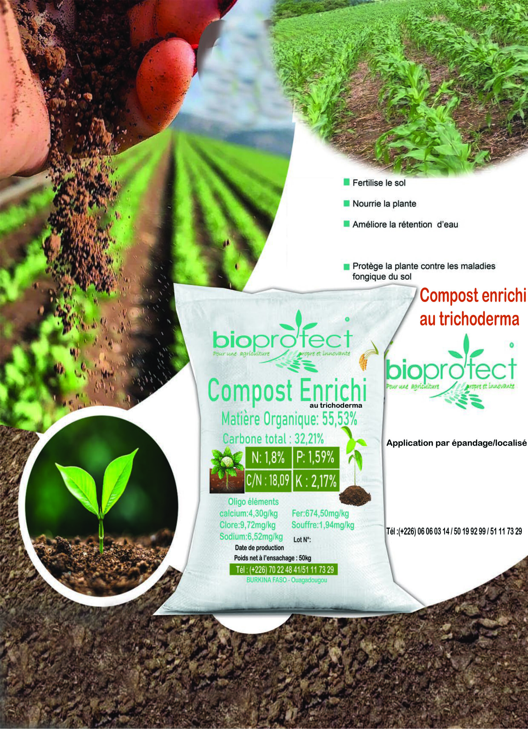 Compost enrichi – Produits Bioprotect